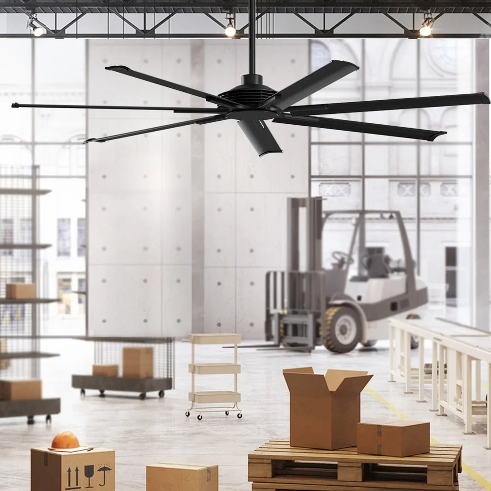 84 Inch 100 Inch Silent Storm Extra Large Ceiling Fan with Remote Cont