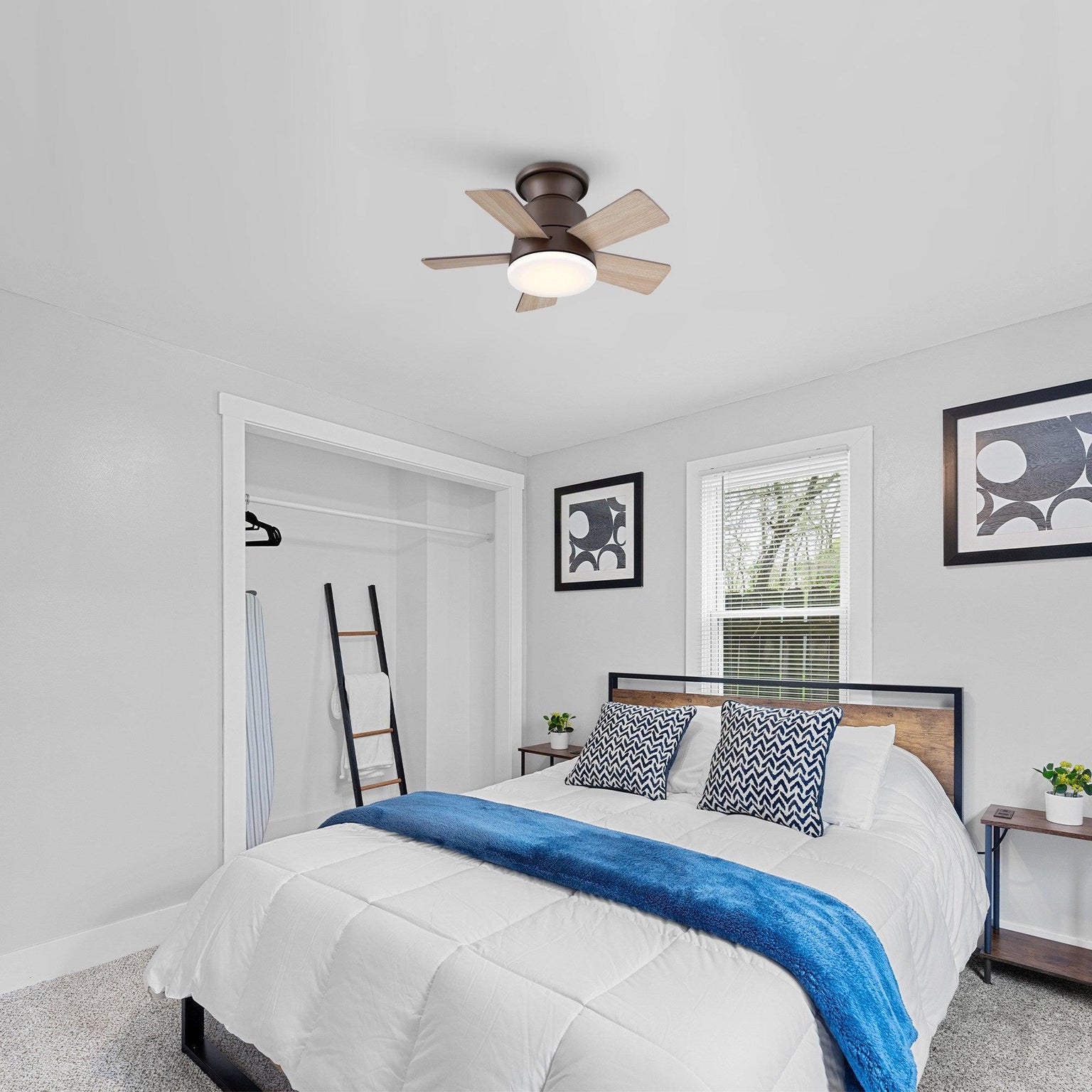 Mini Ceiling Fans & Small Ceiling Fans with Light | Parrot Uncle