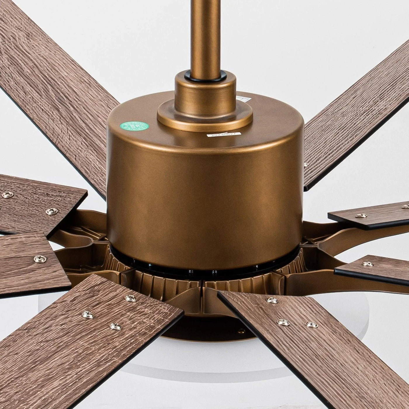 65" Godavari Industrial Downrod Mount Reversible Ceiling Fan with LED ...