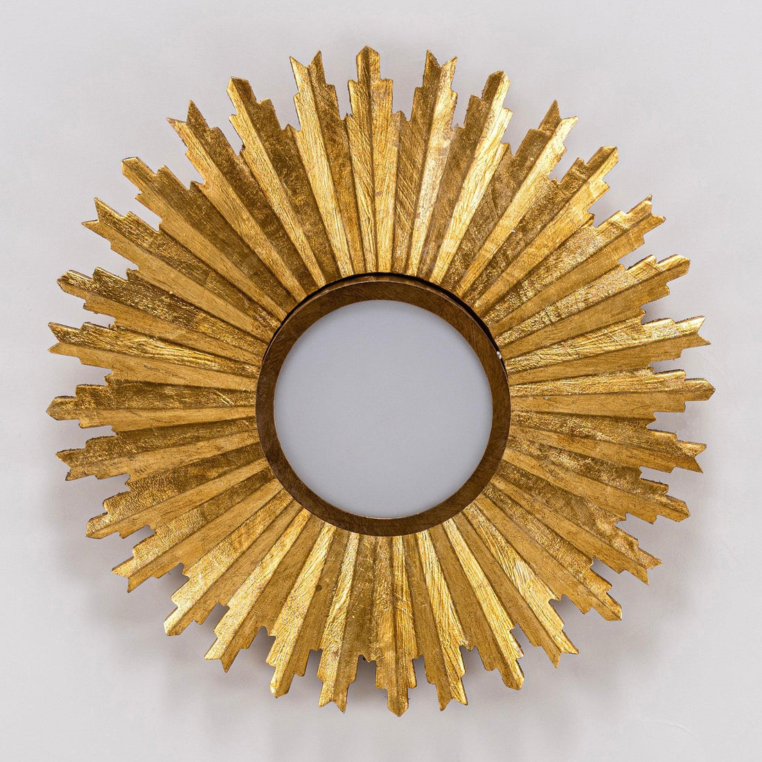 Golden Sunburst Flush Mount LED Lighting—ParrotUncle
