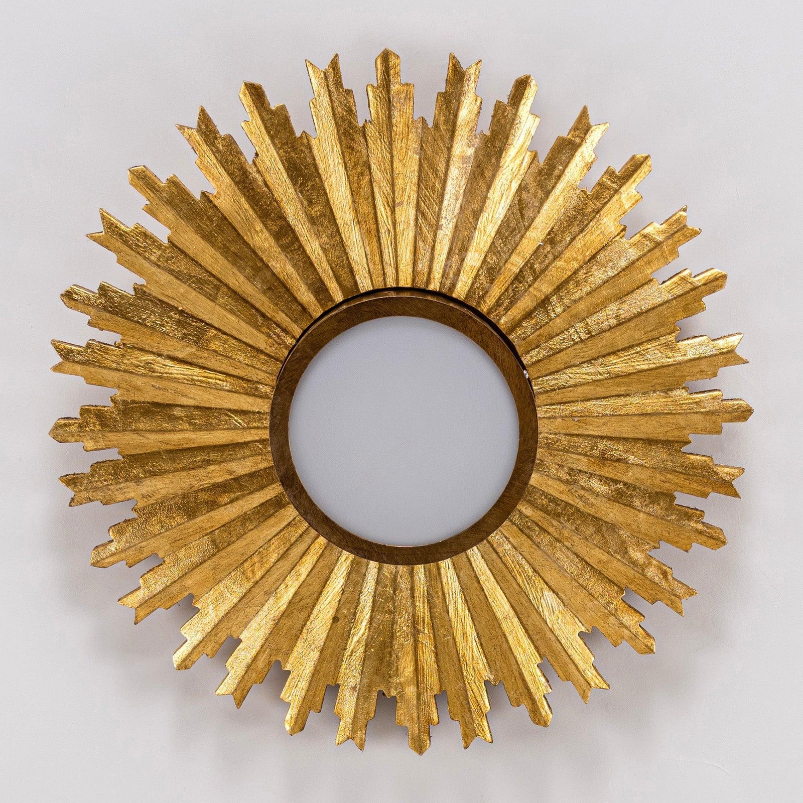Golden Sunburst Flush Mount LED Lighting—ParrotUncle