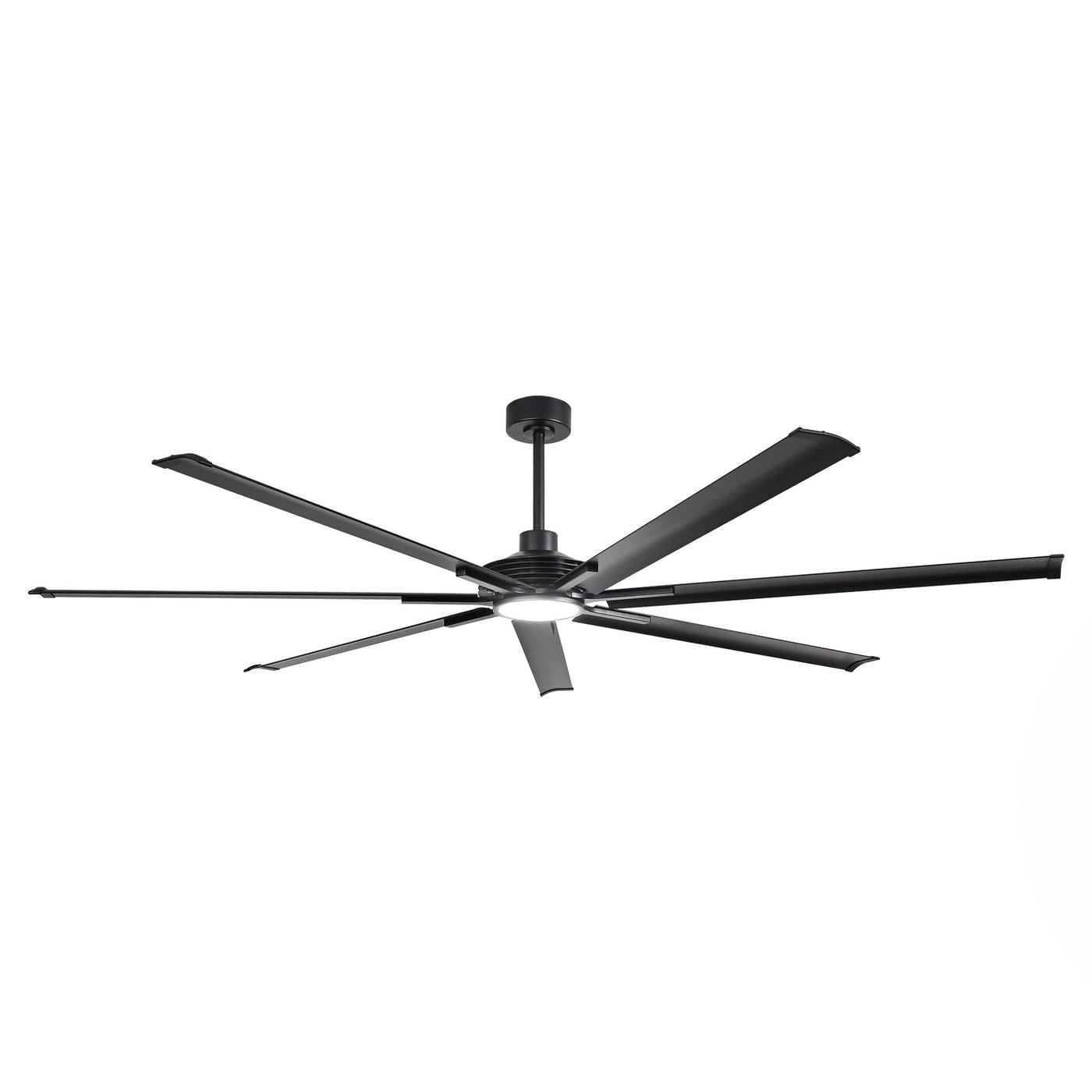 84 Inch 100 Inch Padus Black Large Size Ceiling Fan with Dimmable ...