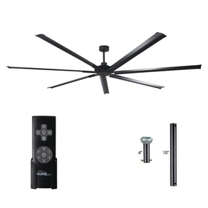 84" or 100" Industrial Extra Large Ceiling Fan with Remote Control ...