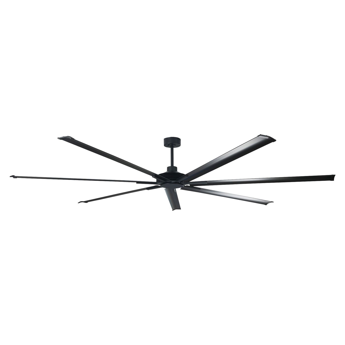 84" or 100" Industrial DC Motor Downrod Mount Reversible Ceiling Fan ...