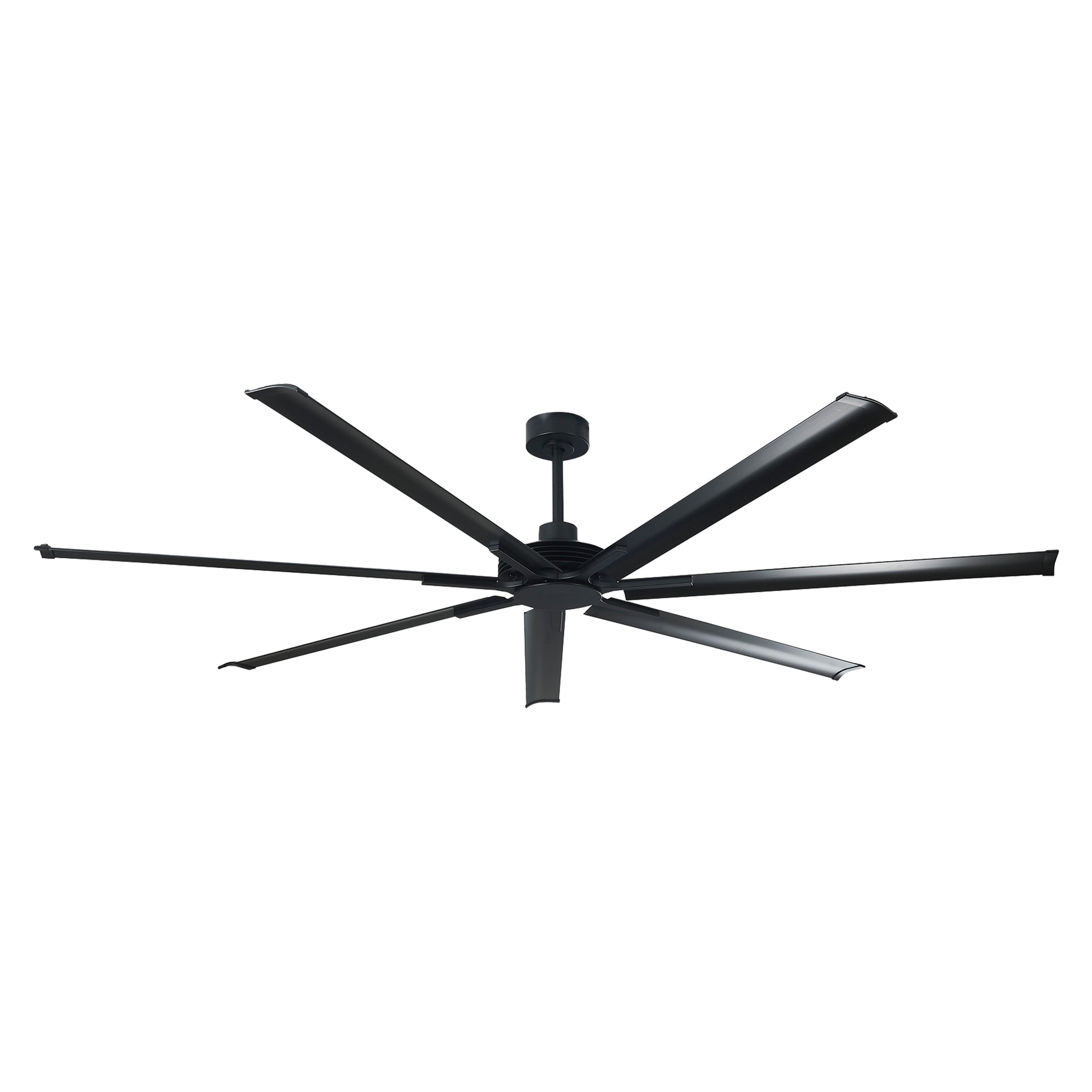 84" or 100" Industrial DC Motor Downrod Mount Reversible Ceiling Fan ...