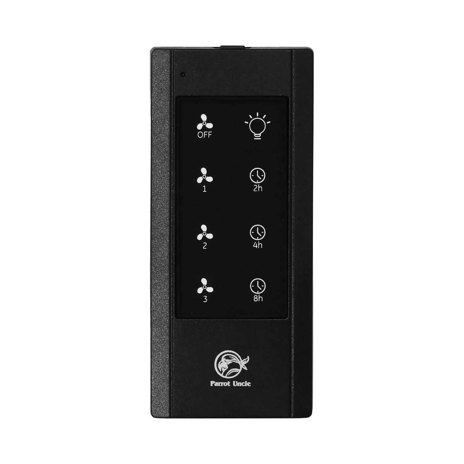 Parrot Uncle Ceiling Fan Remote Control and Receiver Kit with Wall Hol