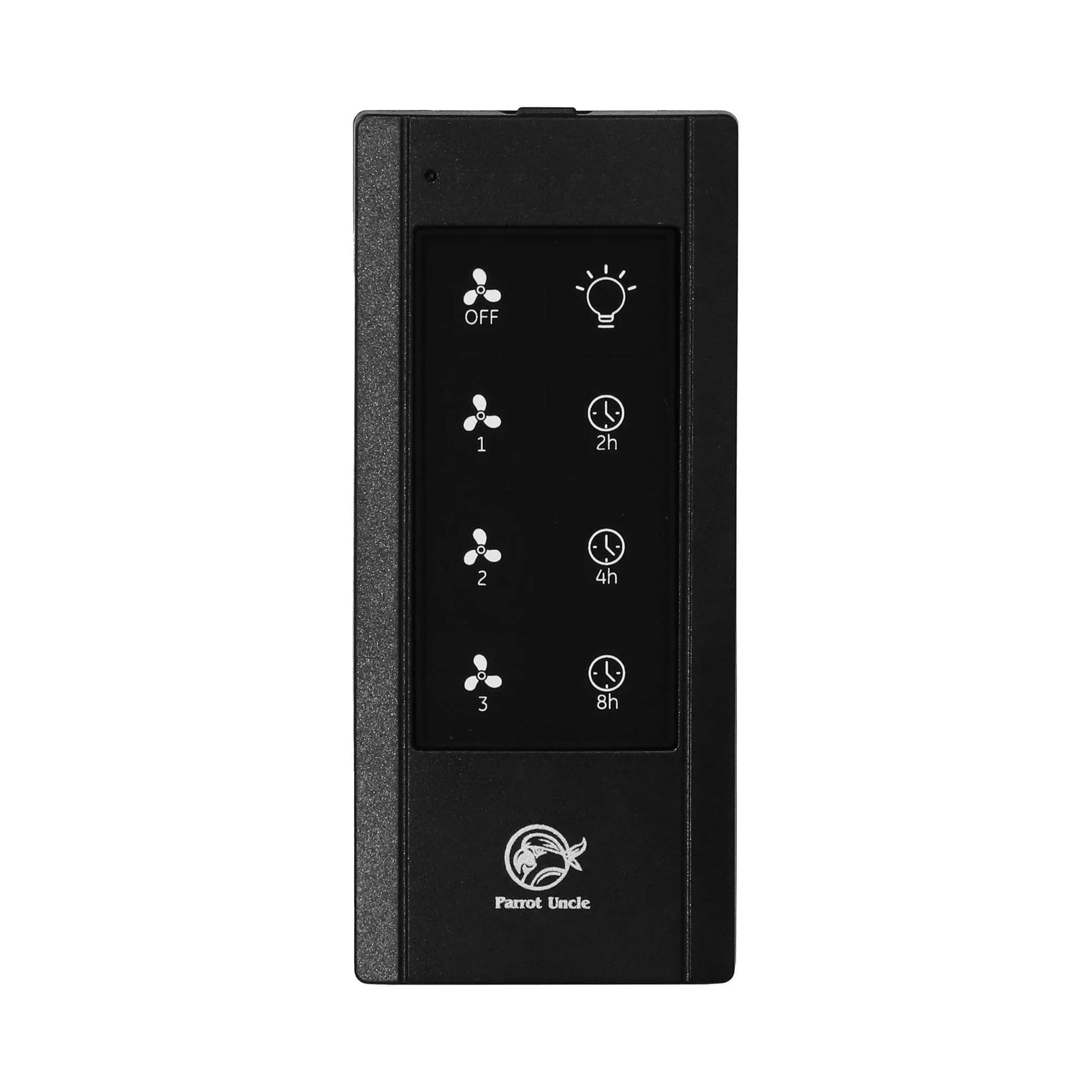 Parrot Uncle Ceiling Fan Remote Control and Receiver Kit with Wall Hol