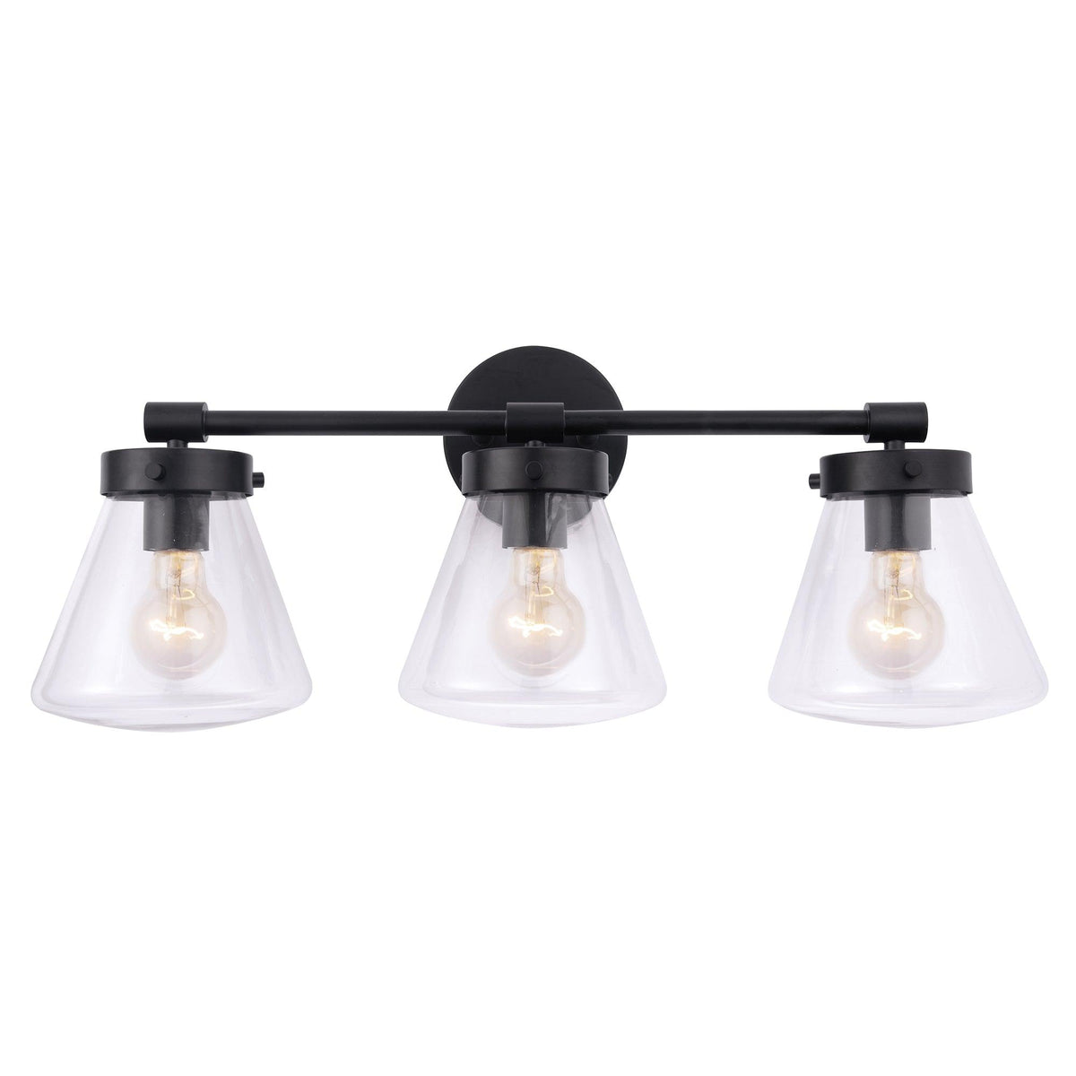 Gleam Modern 3-Light Dimmable Vanity Light | Parrot Uncle