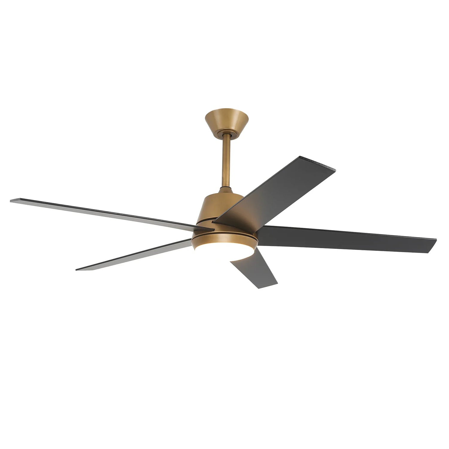 Vaczon 52 Inch Otis Downrod Mount LED Ceiling Fan with APP & Remote Co