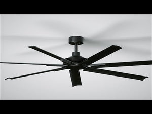84" or 100" Industrial Extra Large Ceiling Fan with Remote Control ...