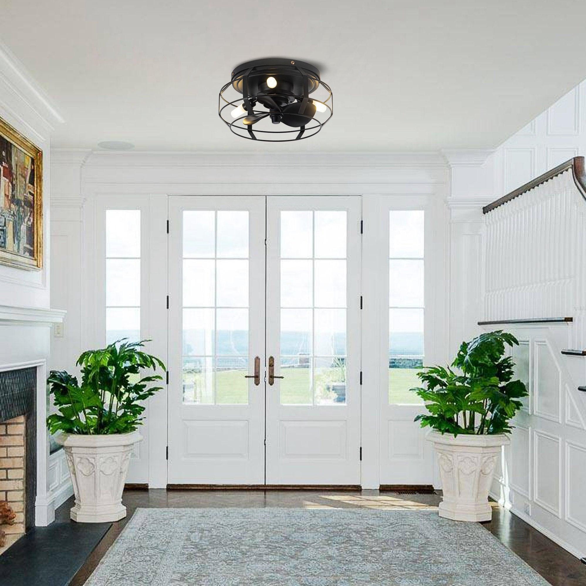 Mini Ceiling Fans & Small Ceiling Fans with Light | Parrot Uncle