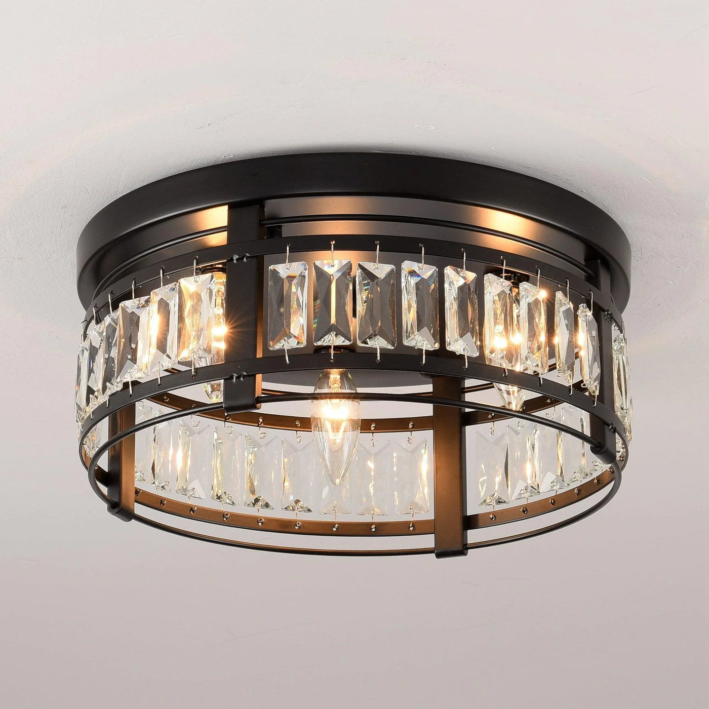 Flush Mount Crystal Light